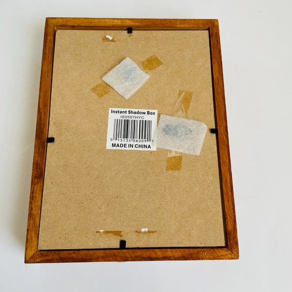 Vintage | Accents | Vintage Wood Frame Shadow Box Crafting Art Keepsake ...